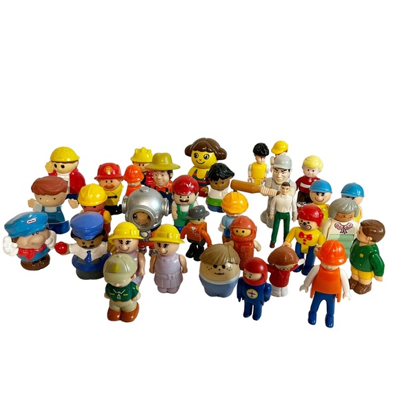 Toys | 35 Piece Various Vintage People Figurines Playmobil Little Tikes ...